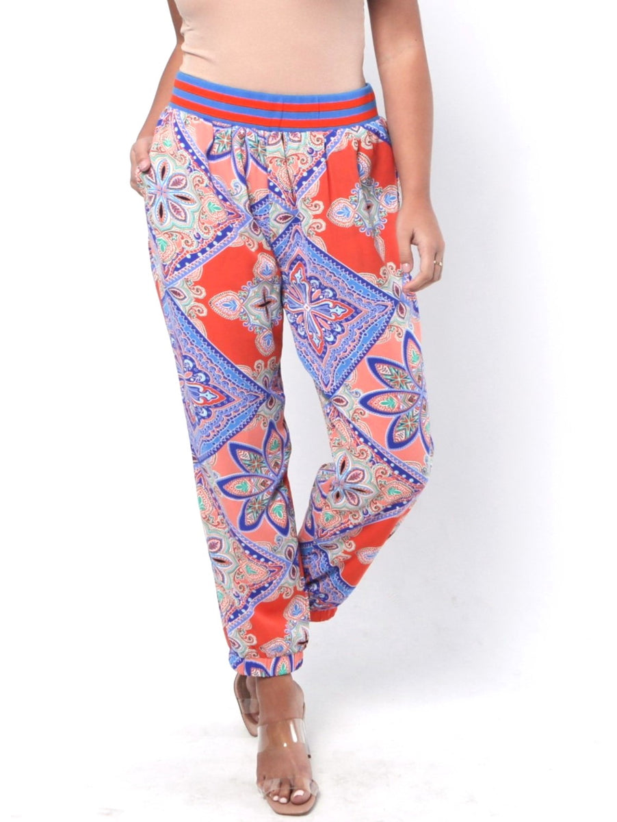 CELINE JOGGER - ORANGE PRINT – For Twentyone